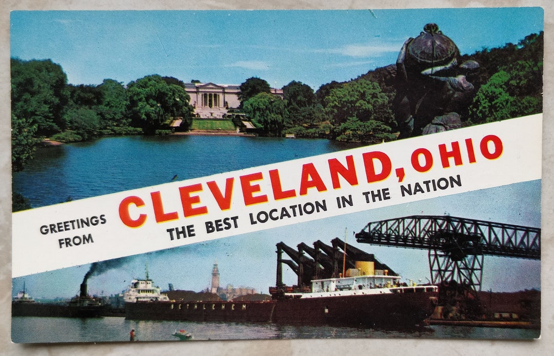 Cleveland, Ohio, Vintage Postcard, Coal Huletts, Art Museum, Circa 1955 ...
