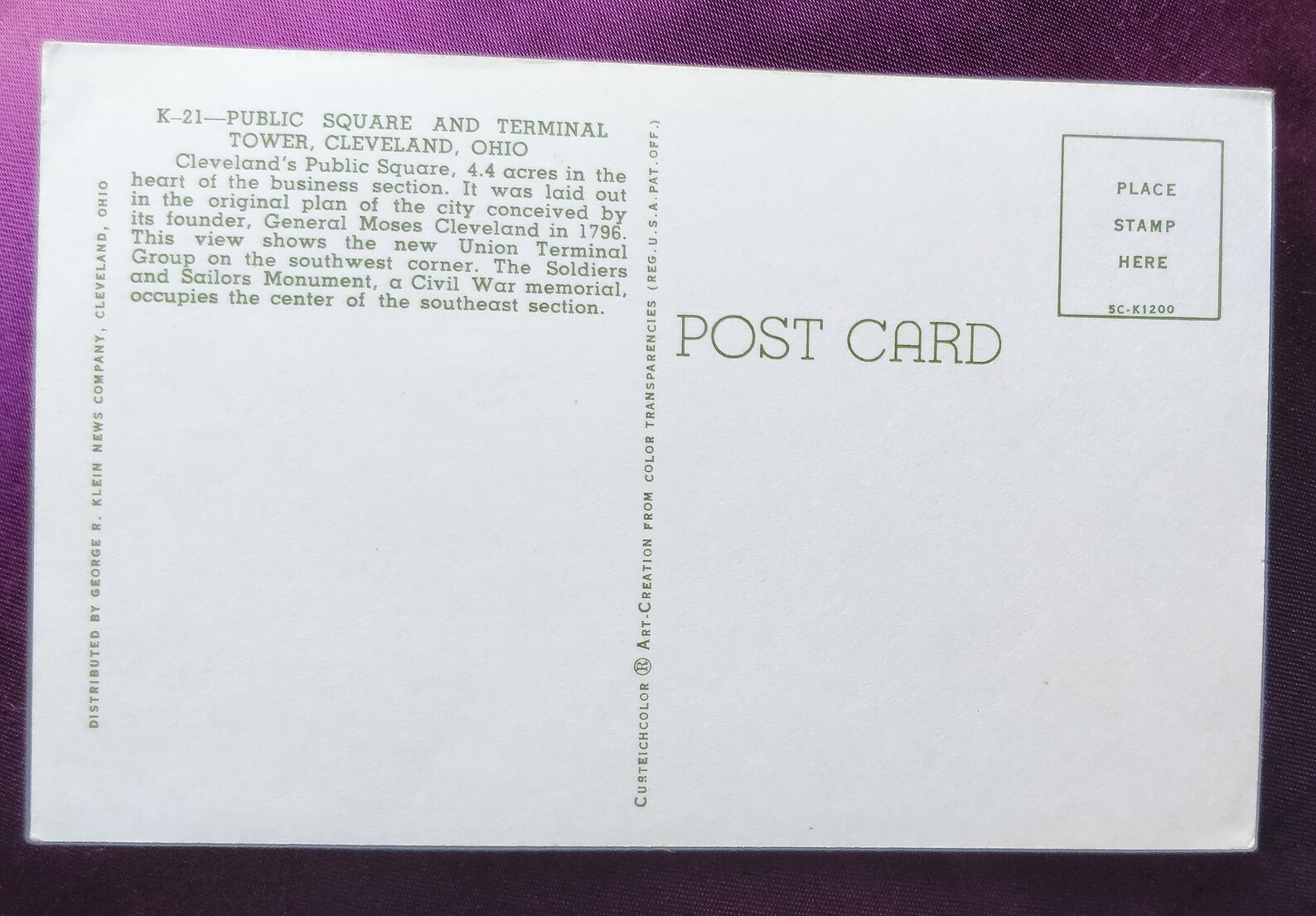 Cleveland Ohio Vintage Postcard Tower City Center Union - Etsy