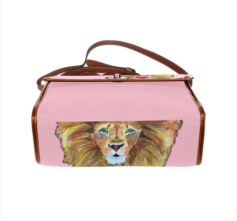 Lion Heart Purse / Vegan Purse / Lion Purse / Artistic Purse / Unique ...