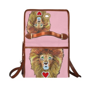 Lion Heart Purse / Vegan Purse / Lion Purse / Artistic Purse / Unique ...