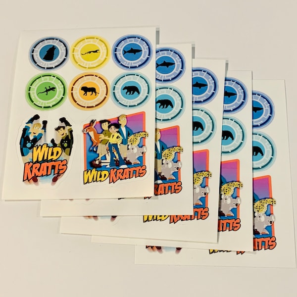 Wild Kratt Stickers - Etsy