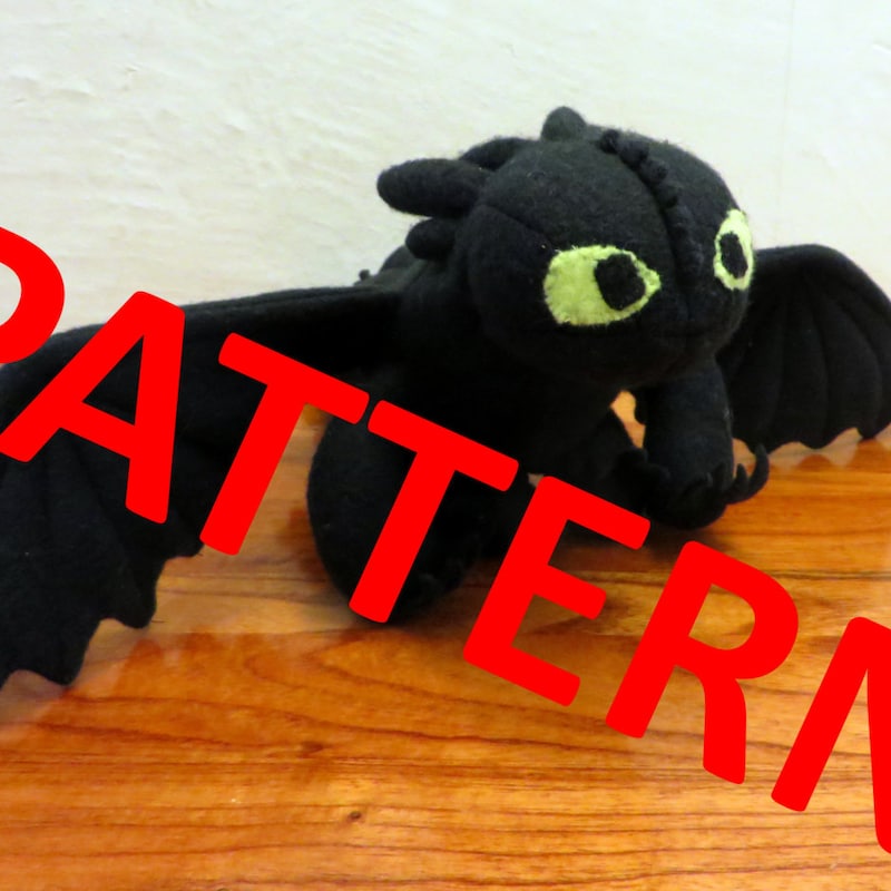 Toothless Fabric Pattern - Etsy
