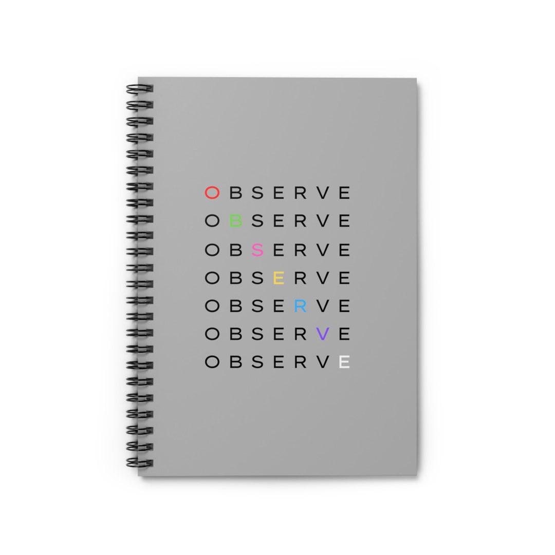 Montessori Notebook I Teacher Notebook I Spiral Notebook I Ruled Line I ...