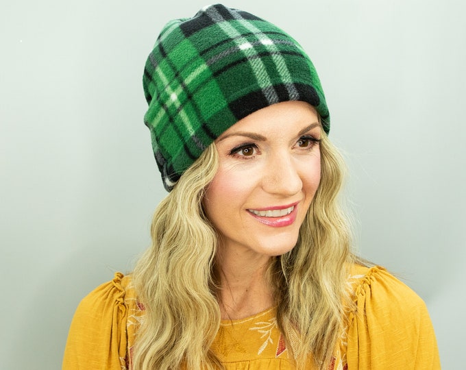 Fleece Fish Beanie - Handmade Colorful Trout Beanie - Warm & Cozy ...