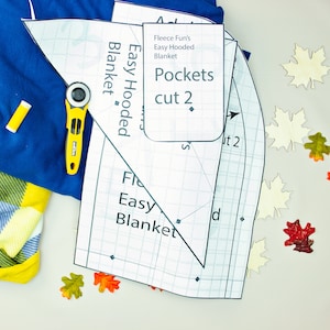 Hooded Blanket Digital Pattern | Instant Download | Pdf Sewing Pattern ...