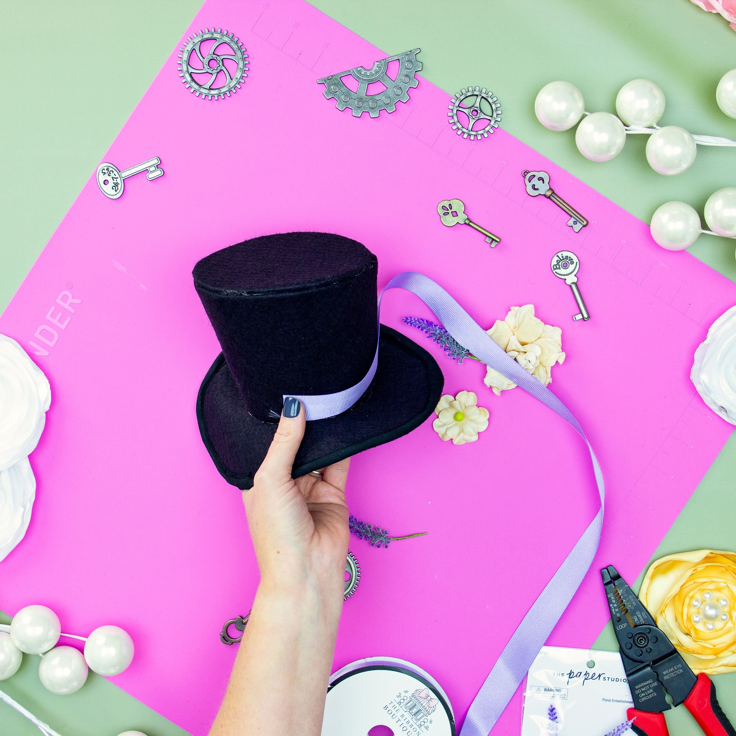Mini Top Hat Pattern Tutorial and SVG Files Costume Pattern - Etsy Canada