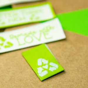 Upcycled Sewing Tag Label for Recycled Items - Etsy