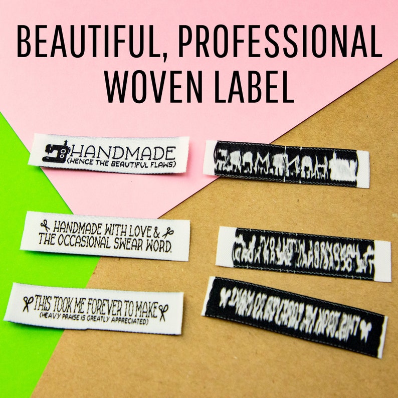 Funny Sewing Labels Woven Labels Clothing Labels Sewing - Etsy