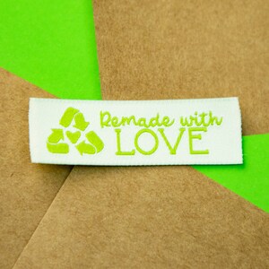 Upcycled Sewing Labels – Woven Clothing Tags for Recycled Items - Etsy