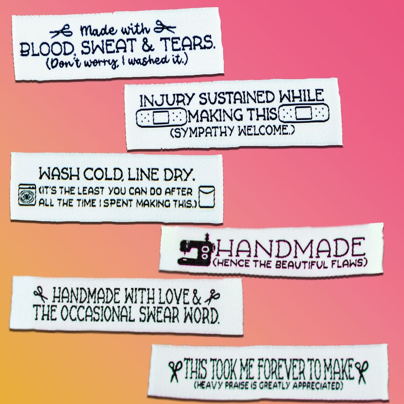 Sewing Labels - Etsy
