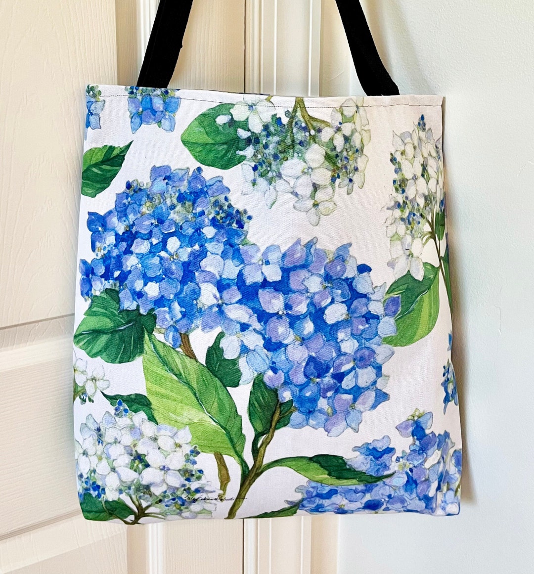 Hydrangeas Tote Bag, Beach Bag, Canvas Bag, Shopping Bag - Etsy