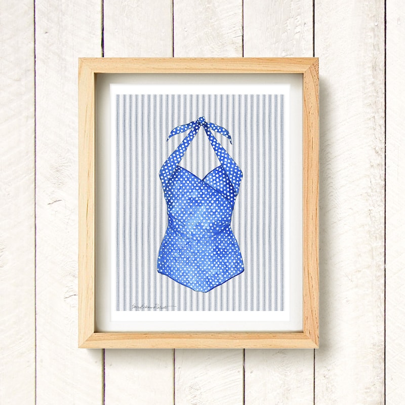 Bathing Suit Art - Etsy