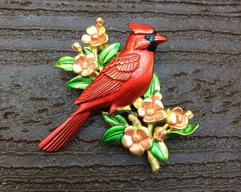 Cardinal pin | Etsy