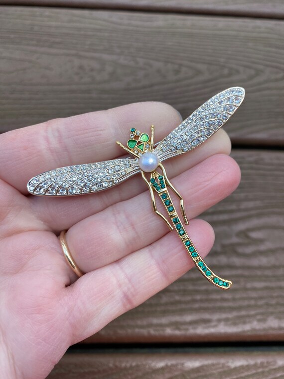 Signed Mma Vintage Rhinestone Gem