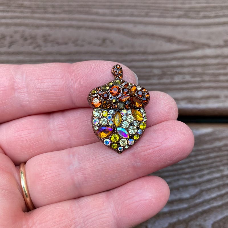 Brooches Acorn - Etsy