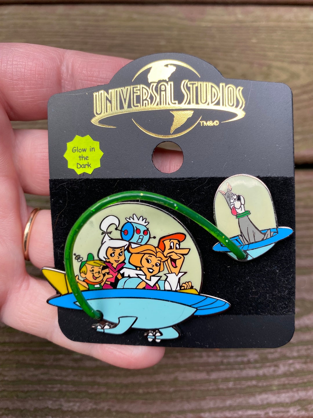 Vintage Jewelry Signed Hanna-barbera Universal Studios the Jetsons Glow ...