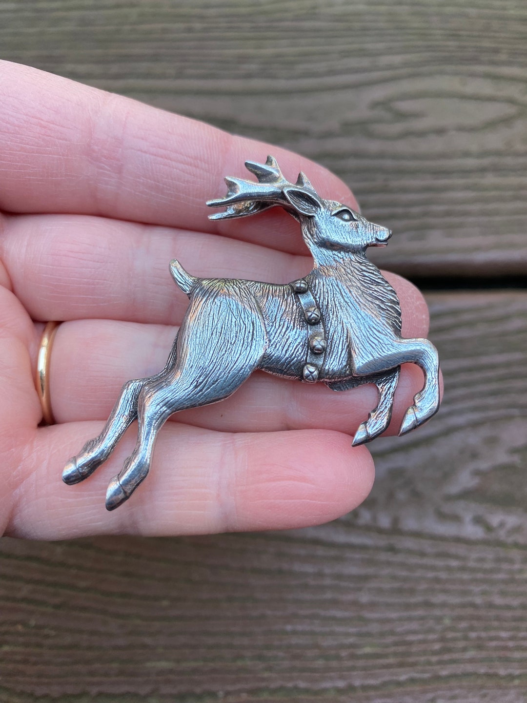 Vintage Jewelry Signed Danforth Pewter Beautifully Detailed - Etsy