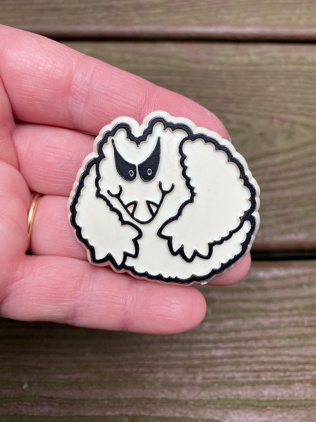 Vintage Jewelry Signed Hallmark Adorable Halloween Ghost Ghoul Pin ...