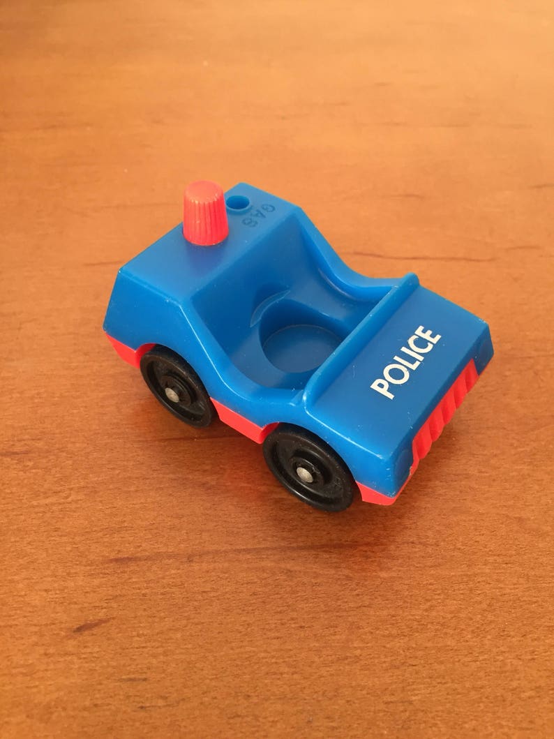 Vintage Fisher-price Little People Police Car - Etsy