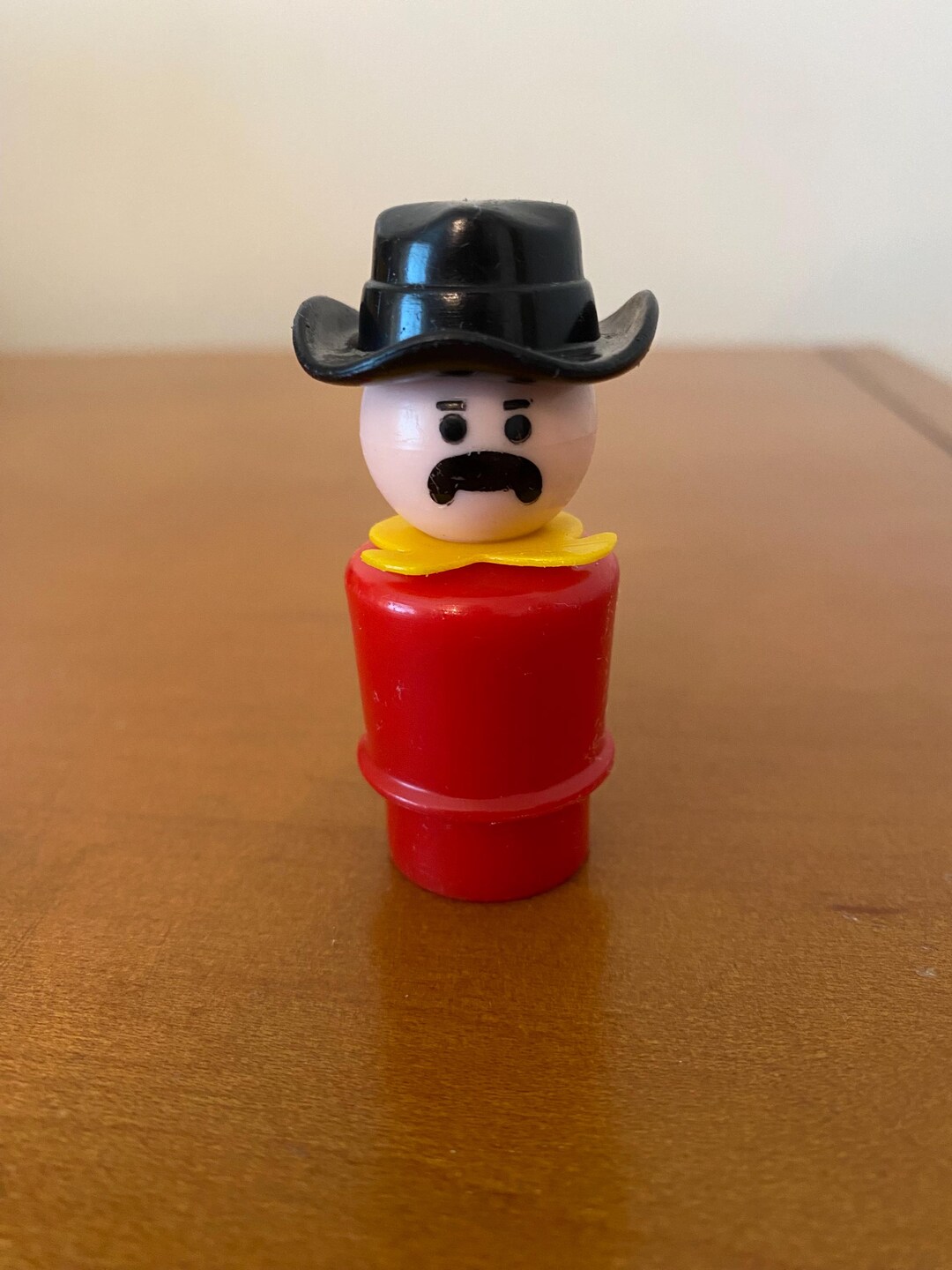 Vintage Fisher-price Little People Red Sodbuster the Stagecoach Driver ...