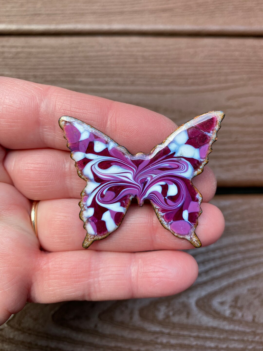 Vintage Jewelry Signed Inga Beautiful Mid Century Modern Enamel on ...