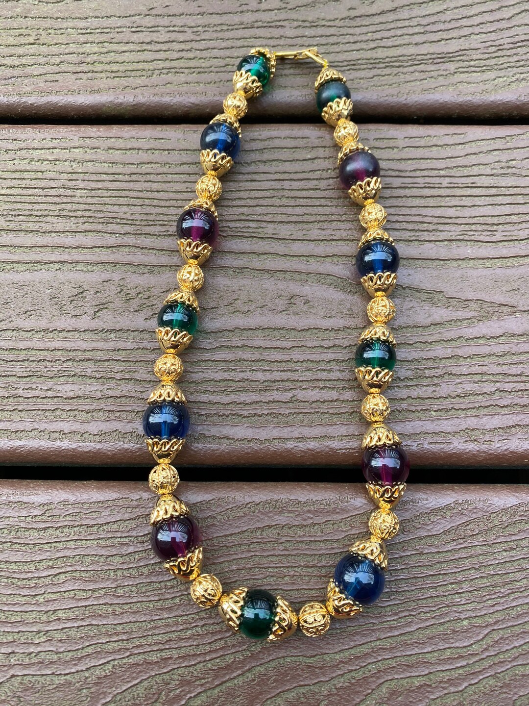 Vintage Jewelry Signed Napier Gorgeous Rare Runway Byzantium Filigree ...