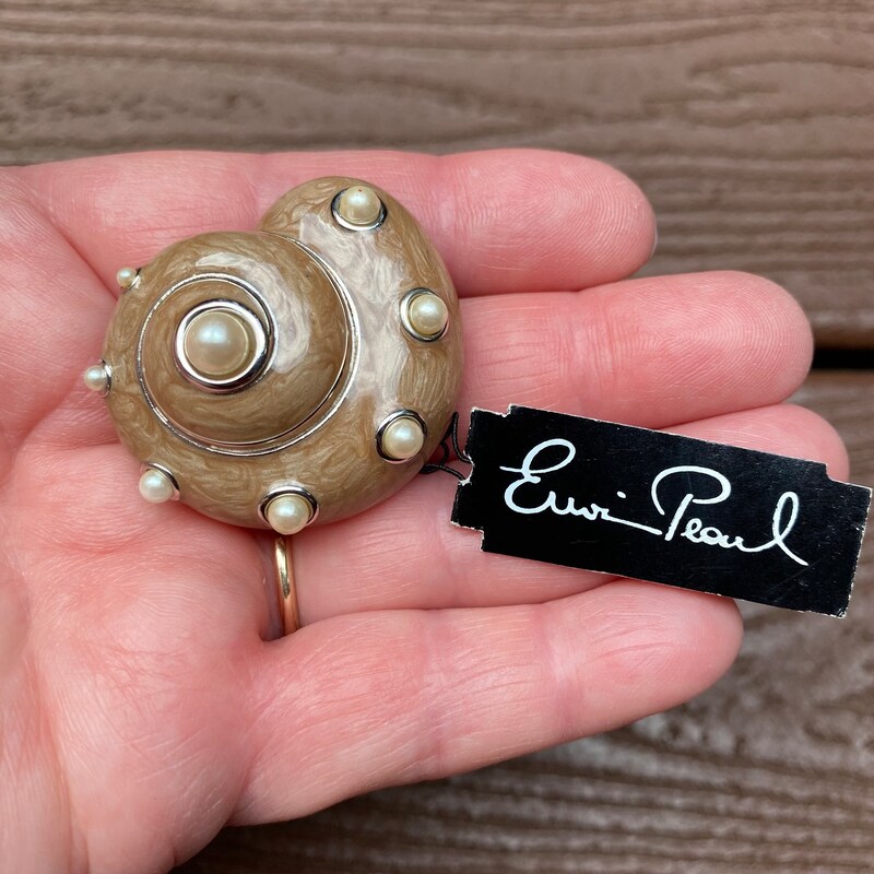 Erwin Pearl Brooch - Etsy
