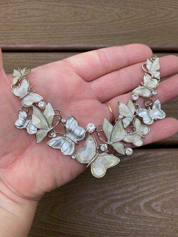 vintage enamel and lucite - Gem