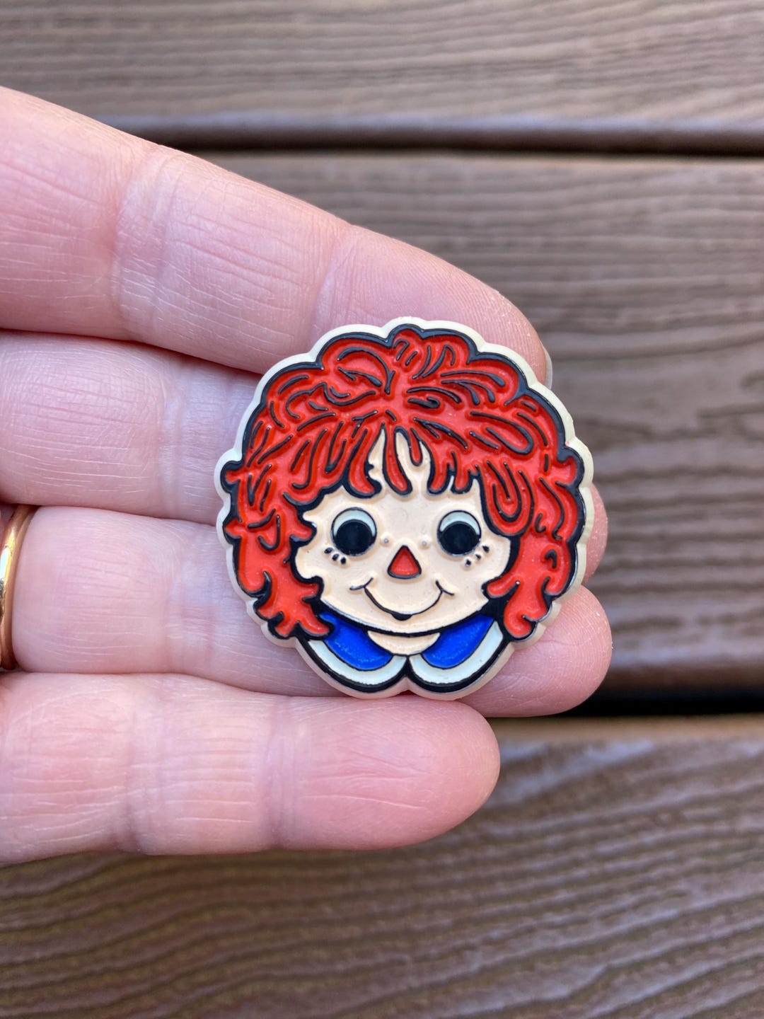 Vintage Jewelry Signed Bobbs Merrill Hallmark Adorable Raggedy Ann Doll ...