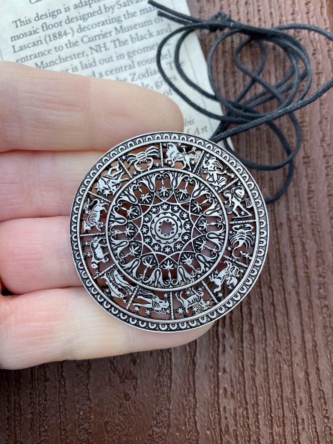 Vintage Jewelry Signed Museum Reproductions Exquisitely Detailed Zodiac ...