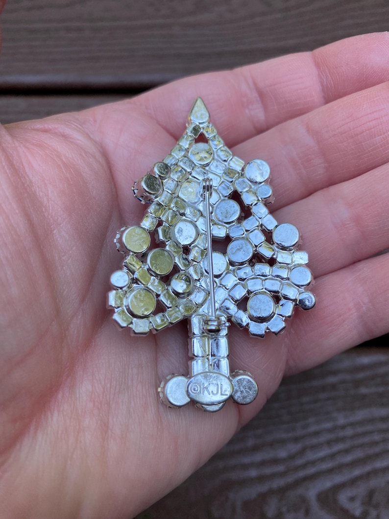 Vintage Jewelry Signed Kenneth Lane Exquisite Multicolored Rhinestone ...