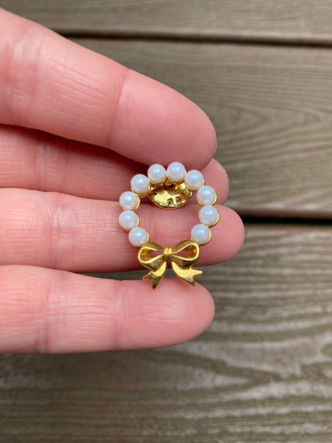 Vintage Jewelry Lovely Avon Pearl Wreath With Bow Pin Brooch - Etsy