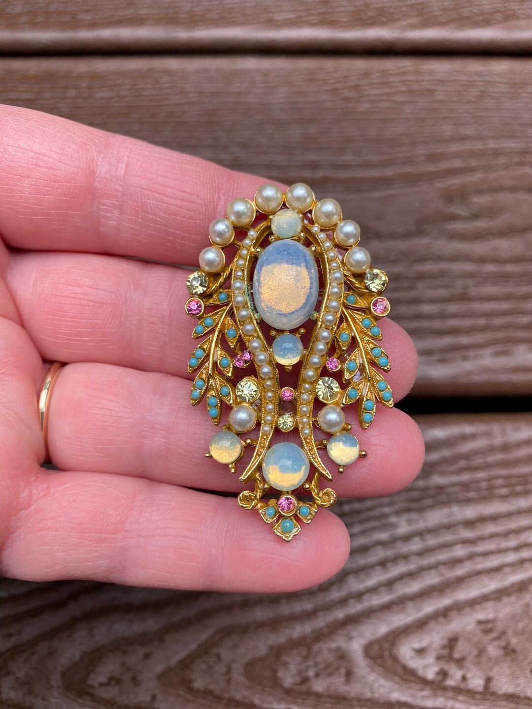 Vintage Jewelry Signed Art Arthur Pepper Absolutely Stunning Moonstone ...