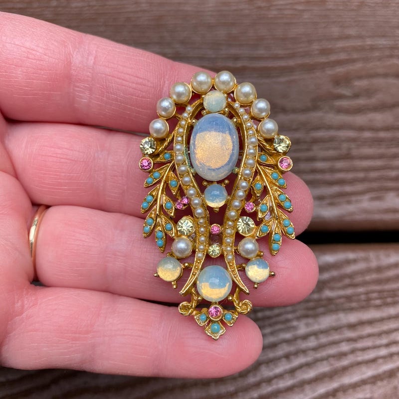 Signed Art Brooch - Etsy