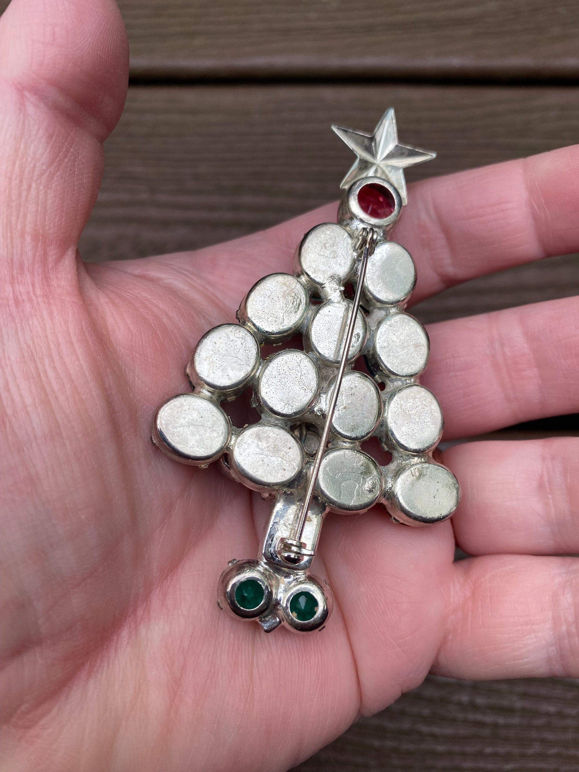 Vintage Jewelry Gorgeous Gale and Friends Rhinestone Christmas Tree ...