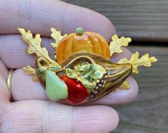 Cornucopia Pin | Etsy