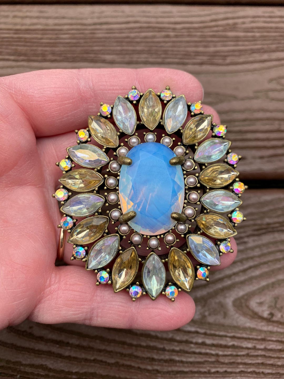 Vintage Jewelry Signed Nina Ricci Avon Absolutely Gorgeous Rhinestone ...