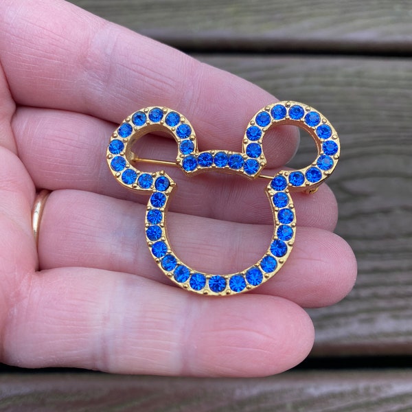 Rhinestone Mickey - Etsy