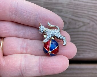 Carolee Cat Pin | Etsy