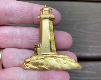 Lighthouse Brooch | Etsy