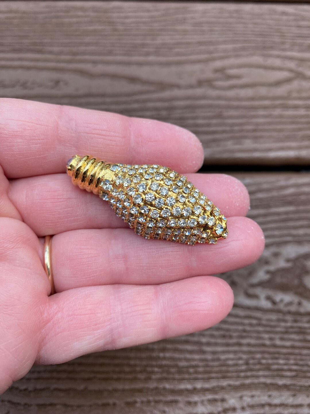 Vintage Jewelry Signed Bauer Stunning Christmas Light Bulb With ...