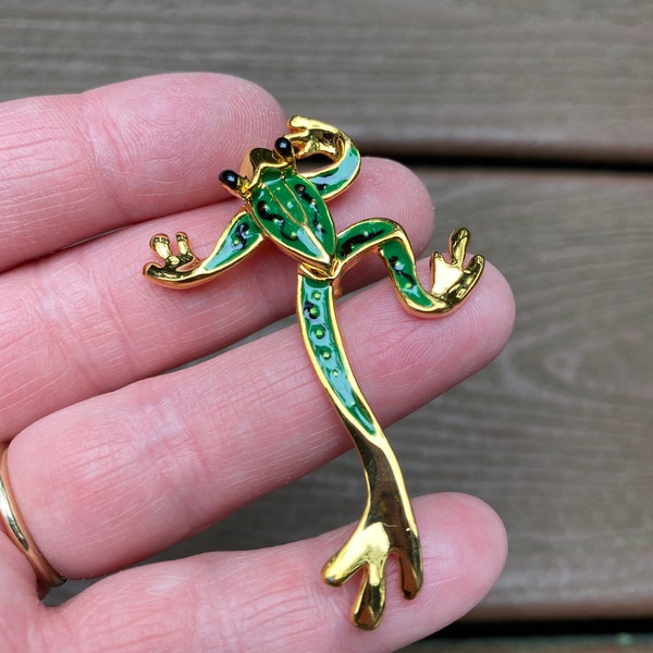 Frog Brooch - Etsy
