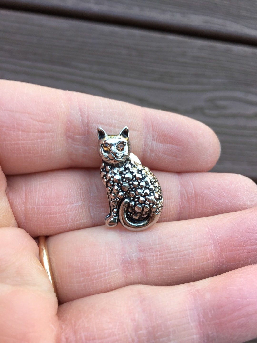 Vintage Jewelry Lovely Avon Marcasite Kitty Cat Tie Tack Pin Brooch - Etsy