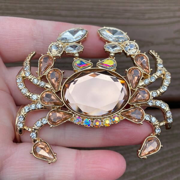 Crab Brooch - Etsy
