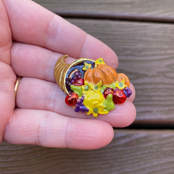 Cornucopia Pin - Etsy