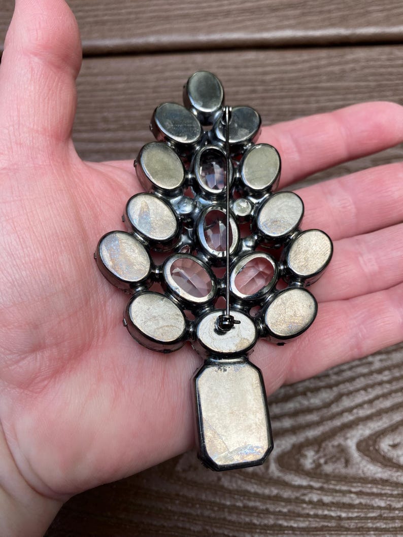 Vintage Jewelry Stunning Gale and Friends Rhinestone Christmas Tree ...