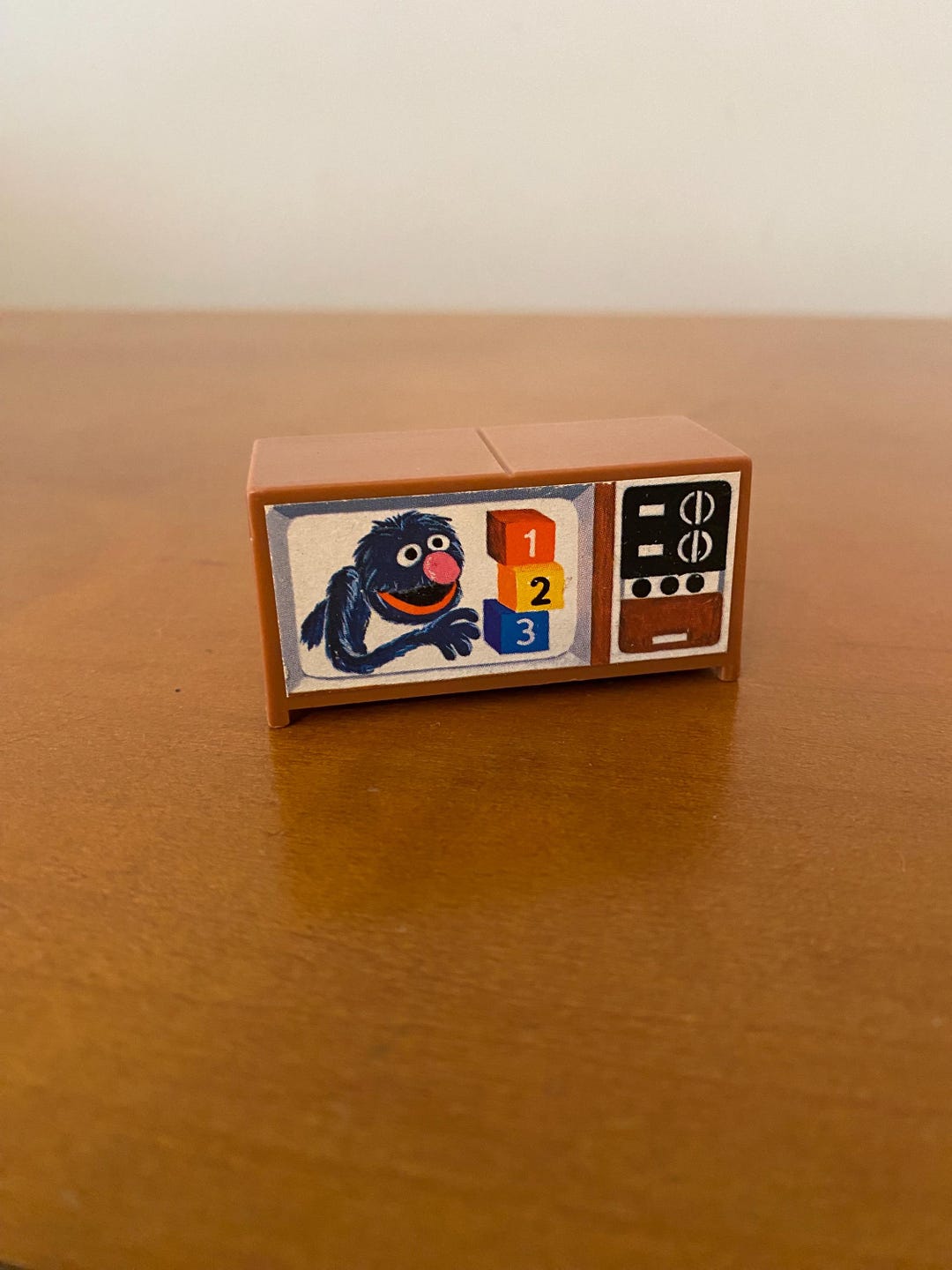 Vintage Fisher-price Little People Sesame Street Brown Grover TV ...