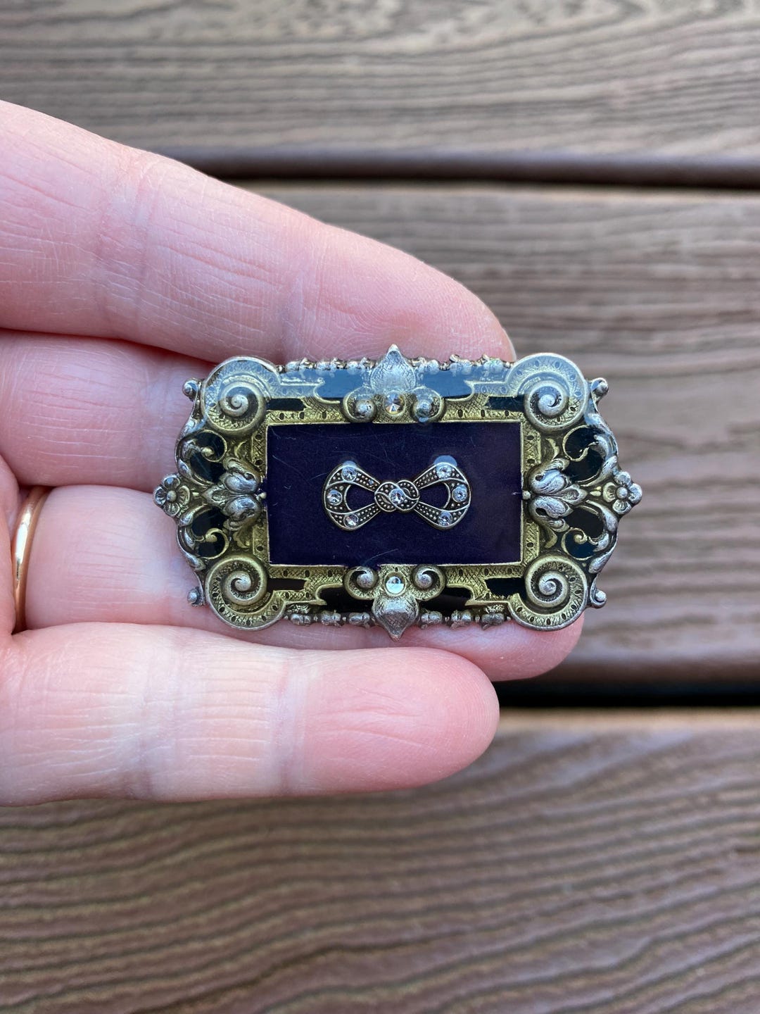 Vintage Jewelry Signed Catherine Popesco France Gorgeous Art Deco Style ...