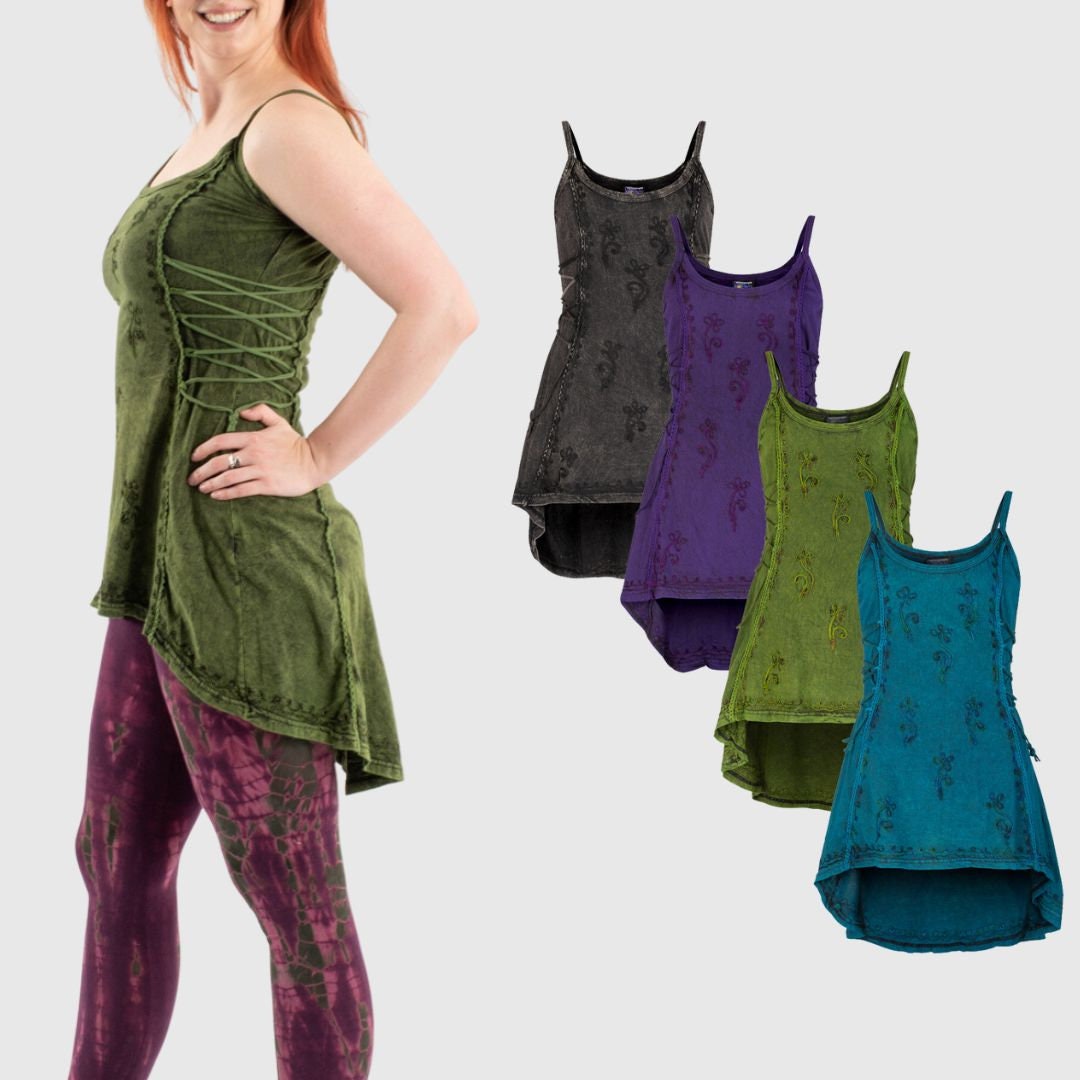 PIXIE TOP Hippie Hippy Top Fairy Festival Top Long Strappy - Etsy