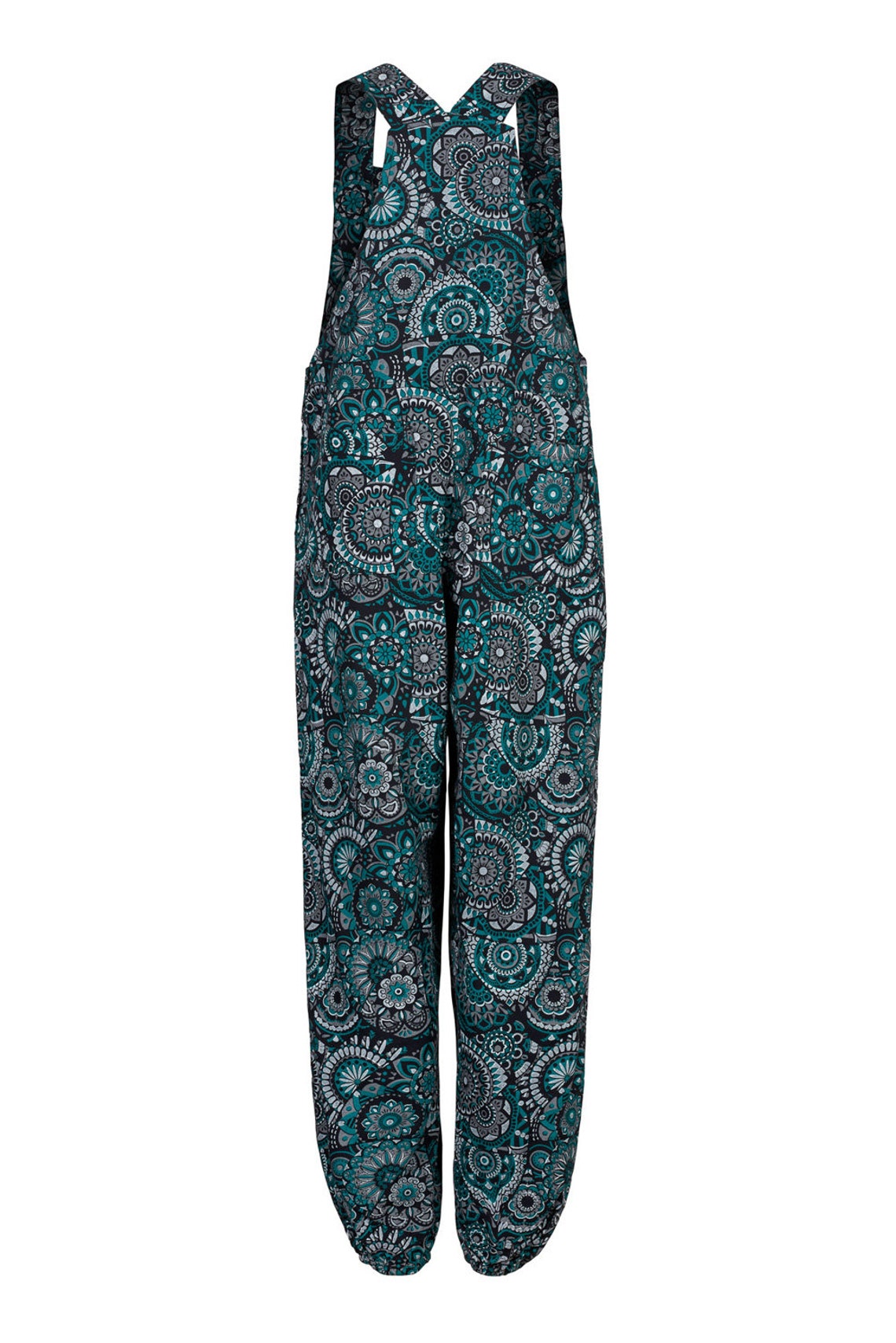 Funky Mandala Print Baggy Dungarees Available up to Plus - Etsy UK